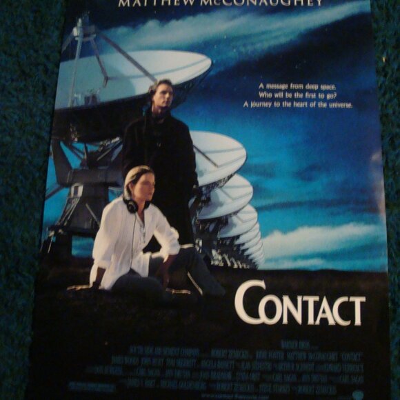 Warner Bros. | Art | Contact Movie Poster With Jodi Foster And Matthew ...